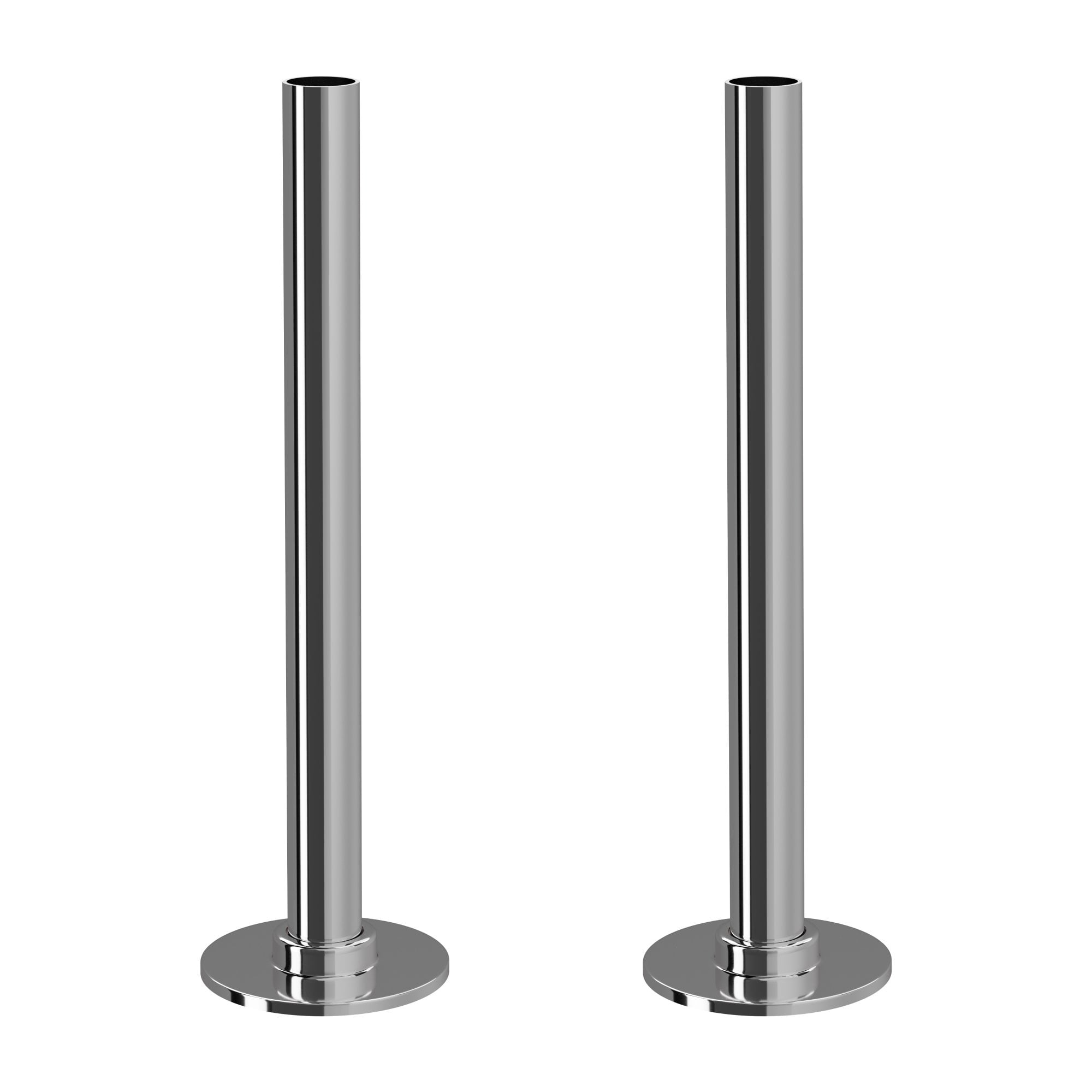 Radiator Pipe Extension Kit 180 mm (Chrome) - LUSSO