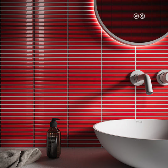 Red Mosaic Tiles - LUSSO