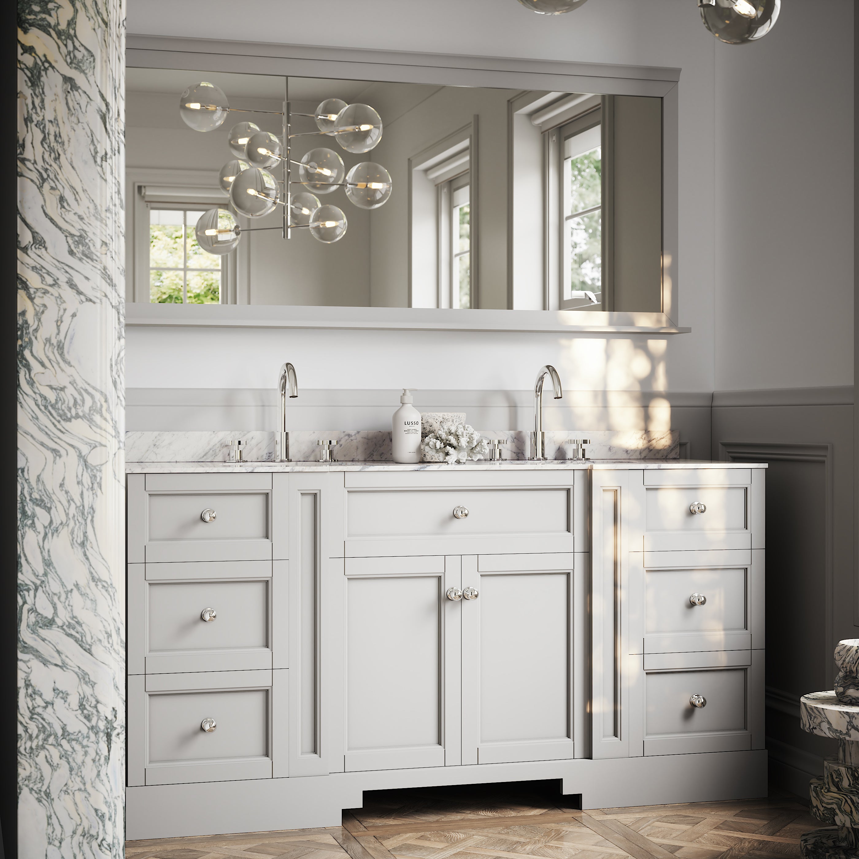 Eaton Freestanding Vanity Unit 1600mm | LUSSO