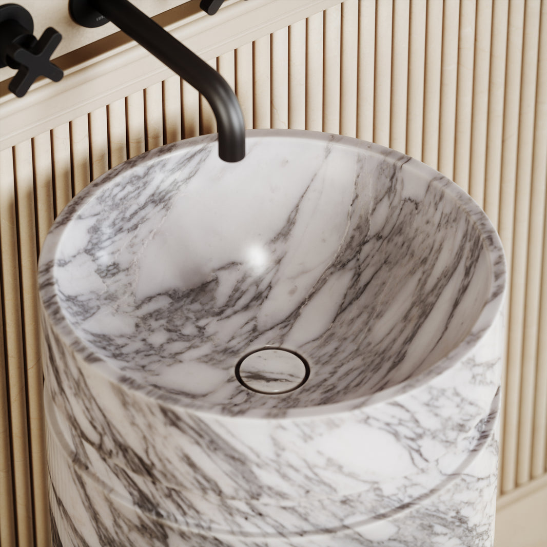 Pedestal Basins | Freestanding Bathroom Sinks - LUSSO