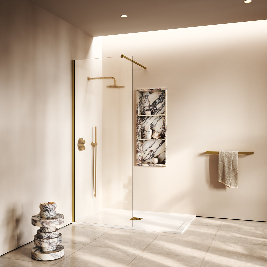 Shower Screens | Glass Walk-In Shower Screens - LUSSO