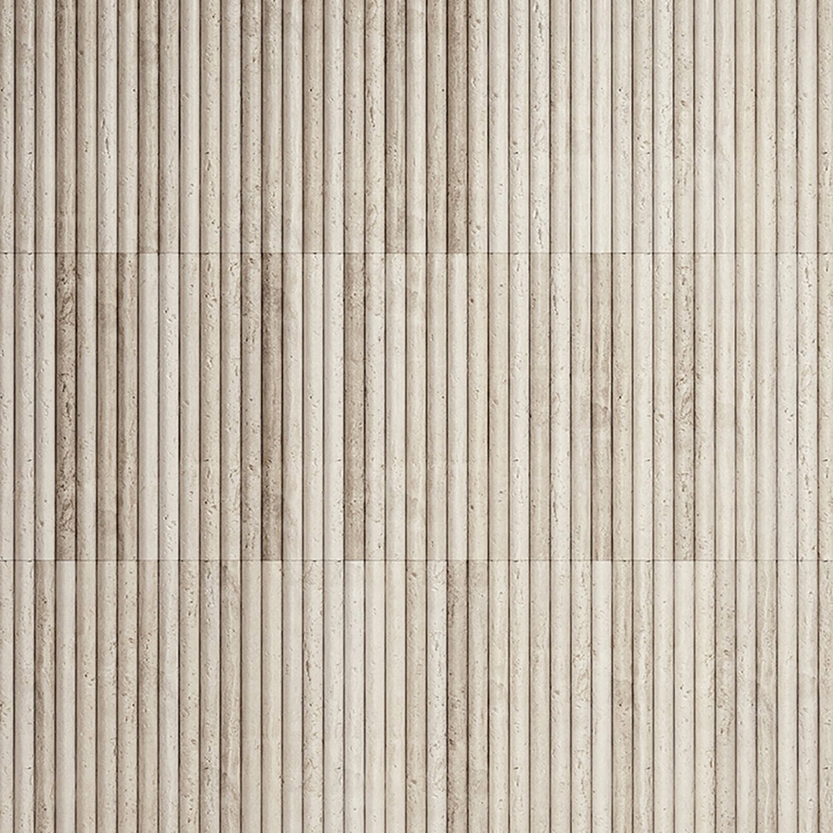 Romano Fluted Travertine Mosaic Tile Sample - LUSSO