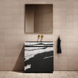 Artista Panda Marble Freestanding Vanity Unit 800mm | LUSSO