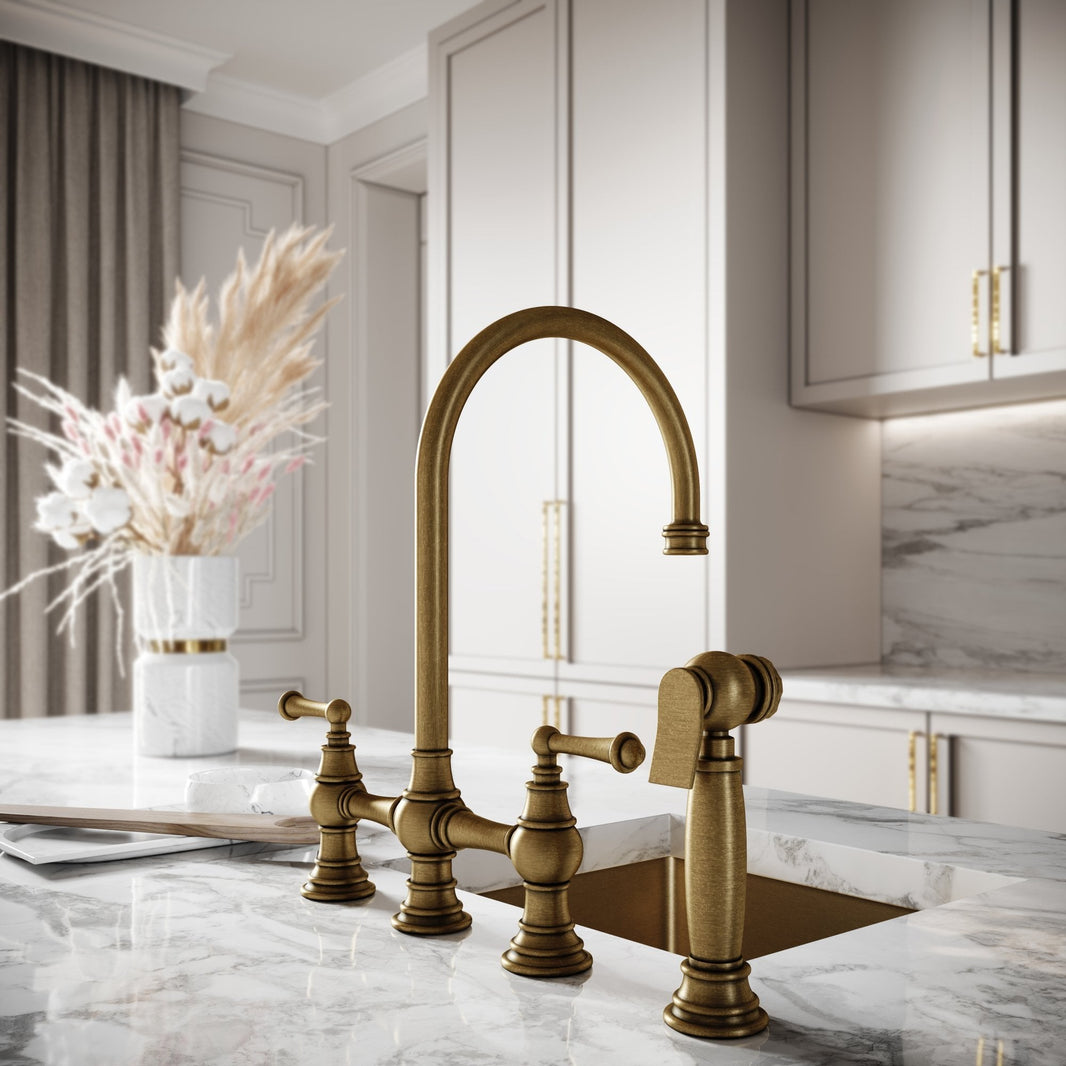 Bronze Kitchen Taps - Aged Bronze Taps Mixer Faucets - LUSSO