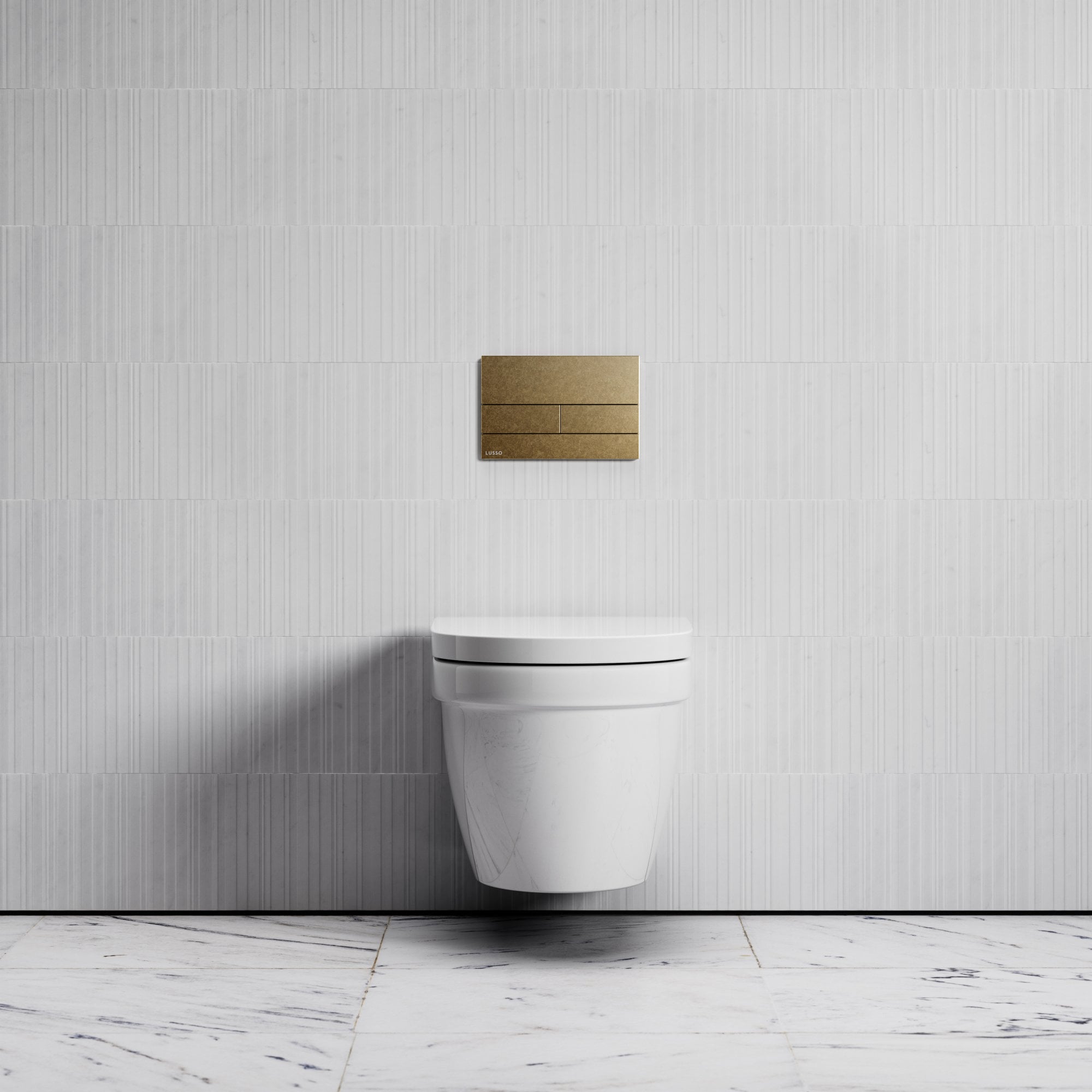 Berkeley Traditional Wall Hung Rimless Toilet with Concealed Cistern ...
