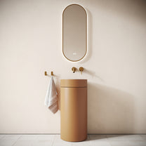 Colonna Sienna Concrete Freestanding Basin 400mm - LUSSO