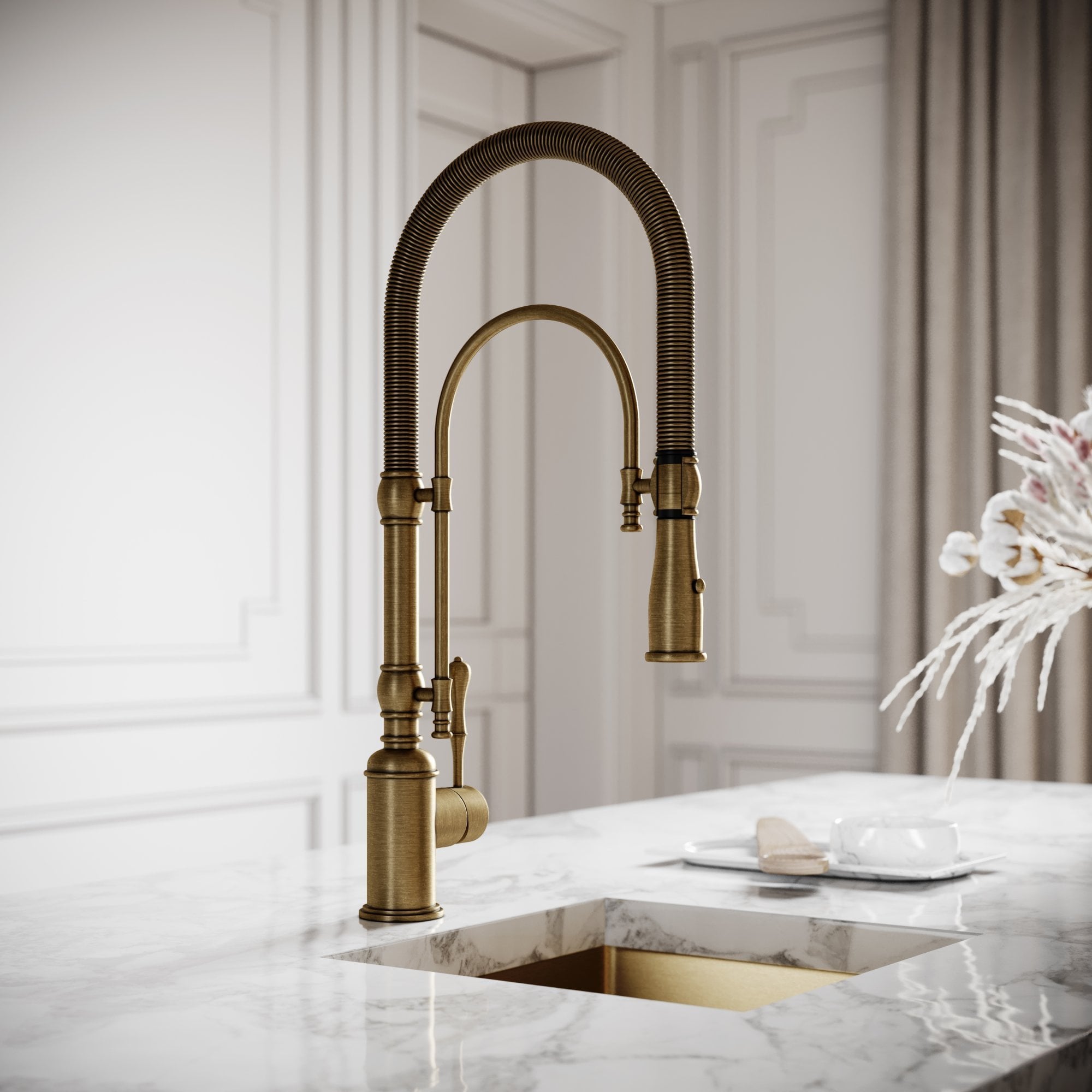 Bronze Kitchen Taps - Aged Bronze Taps Mixer Faucets - LUSSO