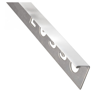 Dura Chrome Straight Edge Tile Trim (12mm x 2500mm) - LUSSO