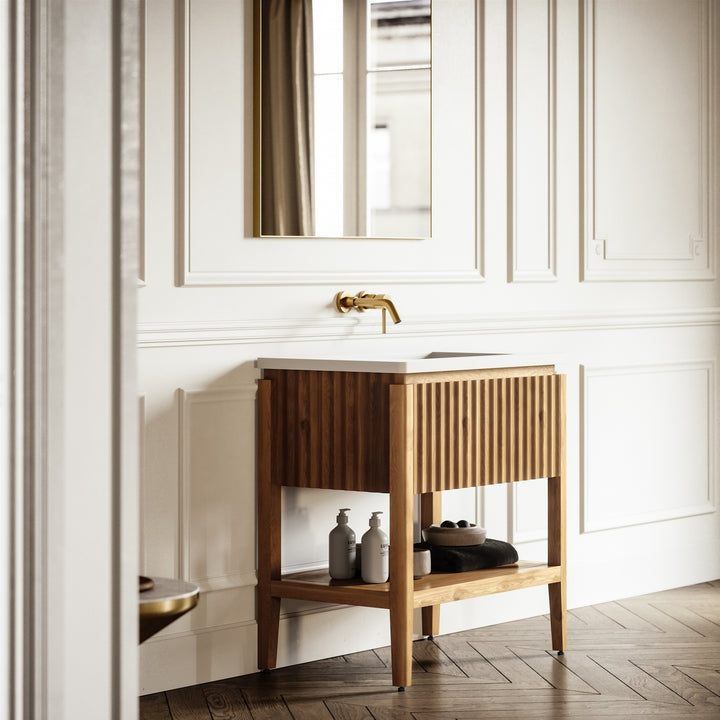 Fluted Vanity Units - LUSSO