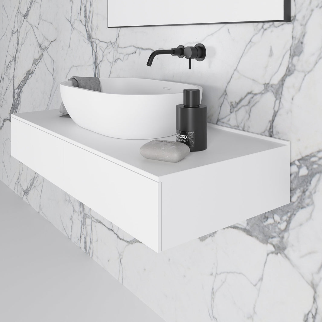 Stone Vanity Units | Stone Top Basin Vanity Units - LUSSO