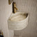 Elegant Travertine Stone Micro Corner Basin 300mm - LUSSO