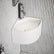 Elegant White Micro Corner Wall Hung Basin 300mm - LUSSO