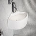 Elegant White Micro Corner Basin 300mm - LUSSO