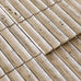Genova Concave Travertine Mosaic Wall Tile 302x318mm - LUSSO
