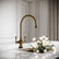 Lambeth Single Hole Traditional Kitchen Tap Aged Bronze - LUSSO