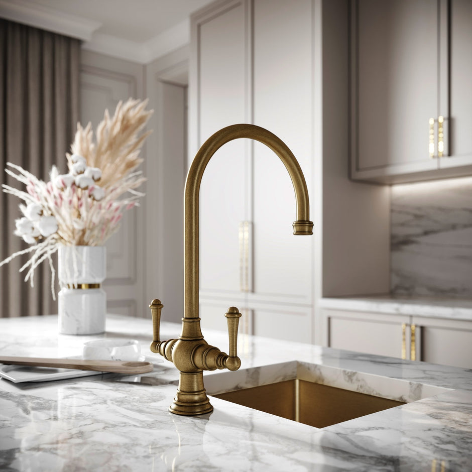 Bronze Kitchen Taps - Aged Bronze Taps Mixer Faucets - LUSSO