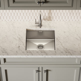 Vello Undermount Brushed Stainless Kitchen Sink - LUSSO