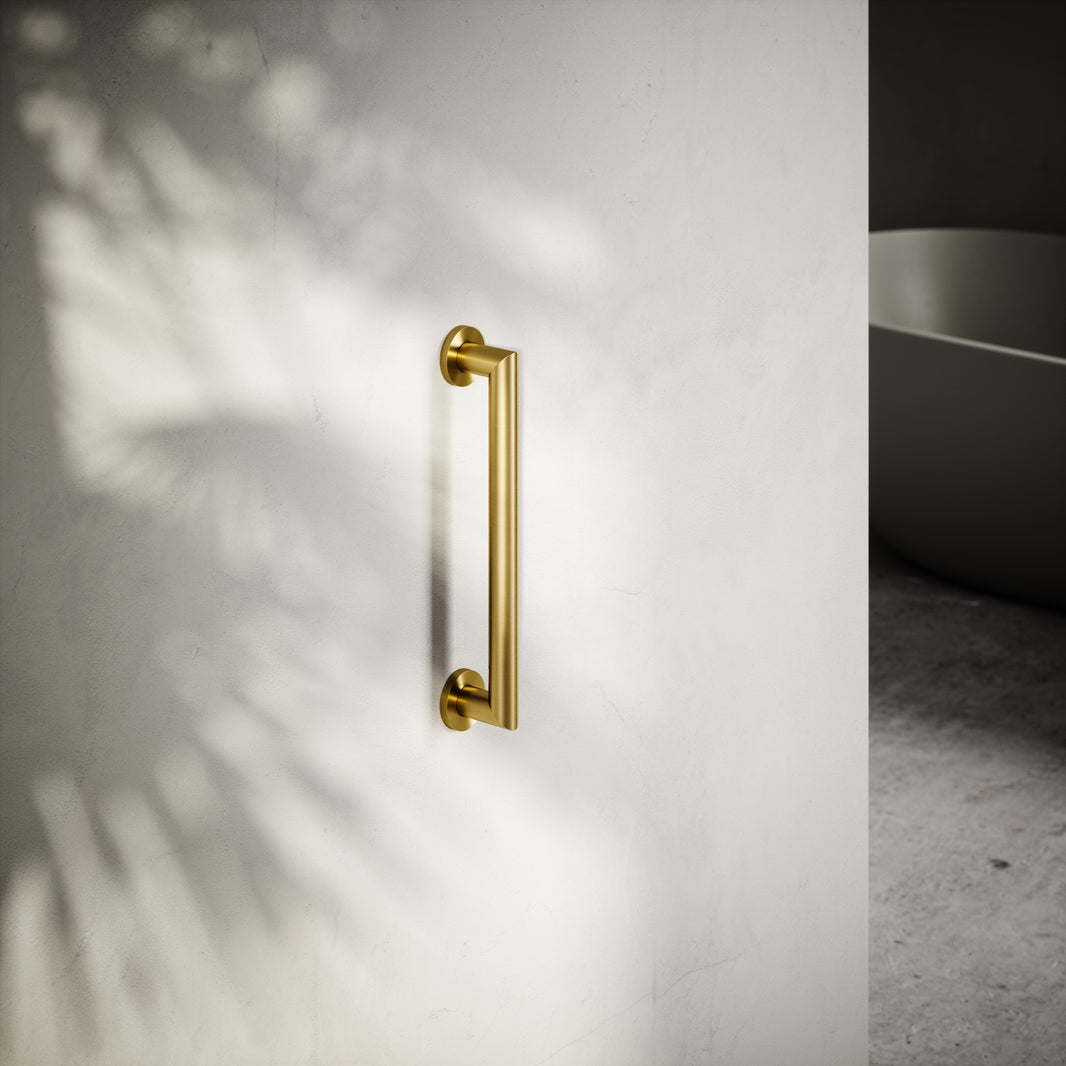 Mayfair Brushed Gold Doc M Grab Rail Pack 400mm & 1000mm - LUSSO