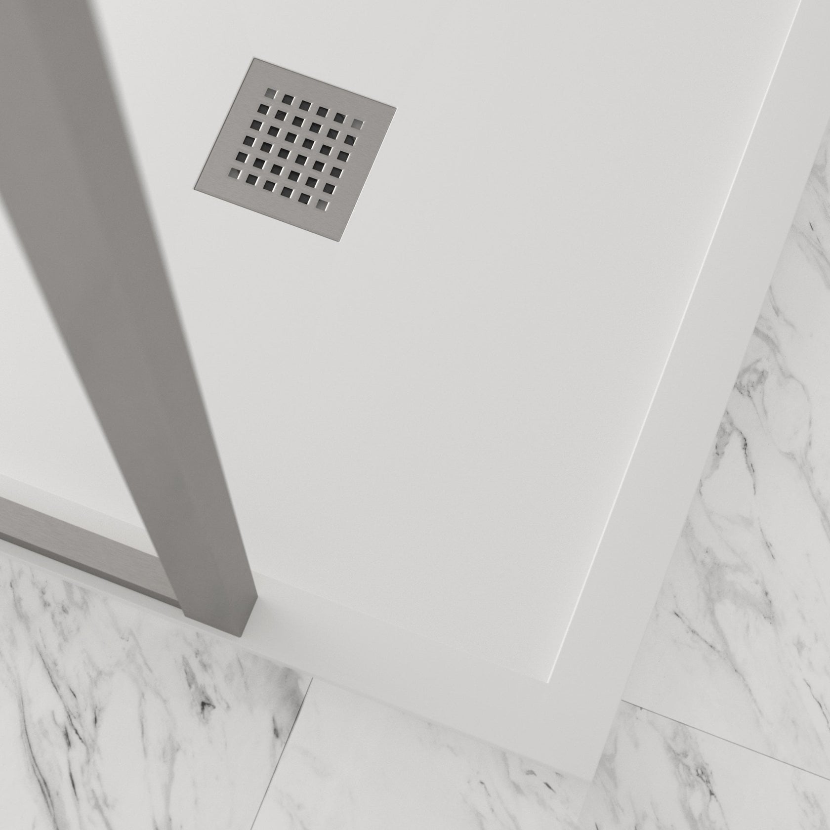 Modern Waste Cover Brushed Stainless Steel Finish - LUSSO