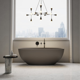 Picasso Earth Freestanding Stone Bath 1650mm - LUSSO