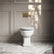 Portland Back To Wall Toilet Matte/Polished Nickel - LUSSO