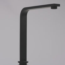 Vuito Modern Square Kitchen Tap Matte Black - LUSSO