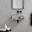 Via Calacatta Viola Marble Wall Hung Basin 400mm - LUSSO