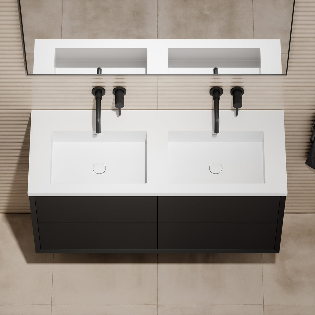 Double Vanity Units | Double Sink Bathroom Vanities - LUSSO