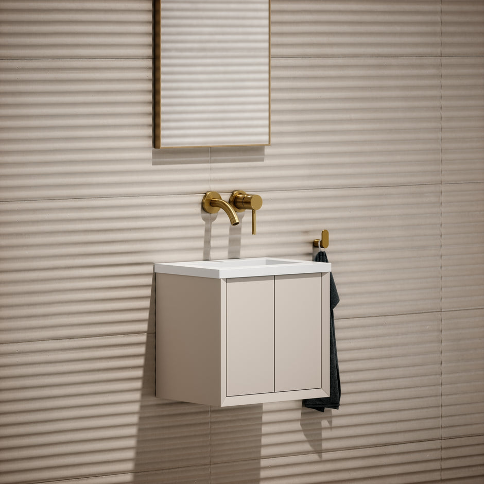 Cloakroom Vanity Units | Small & Compact Vanities - LUSSO