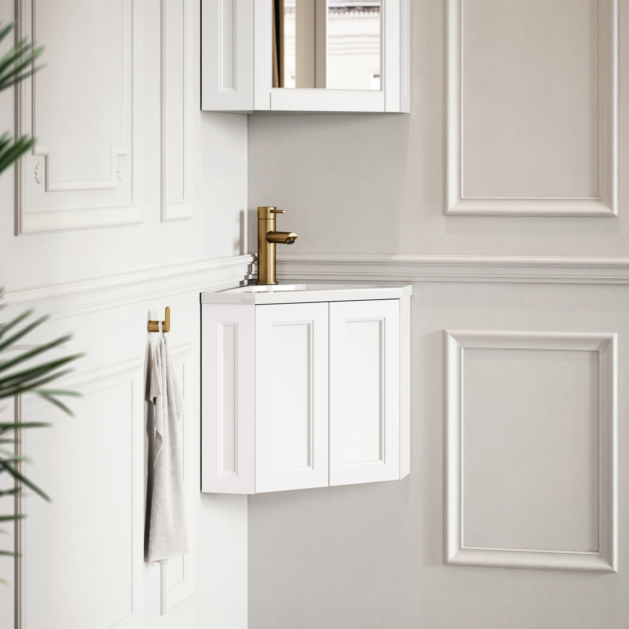 Corner Bathroom Vanity Units Corner Vanity Units | Space Saving